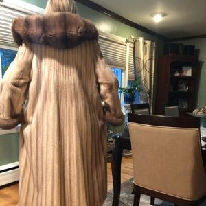 custom made | Jackets & Coats | Mink And Sable Trimmed Coat | Poshmark